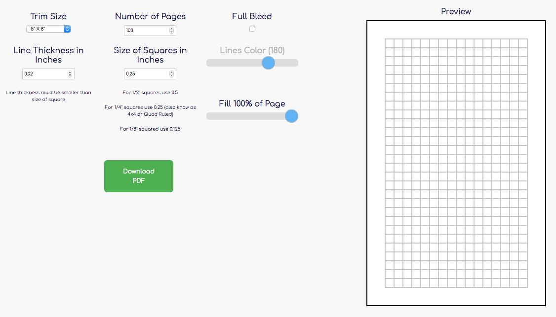 Introducing Our Graph Paper Tool - A Book Creator Blog