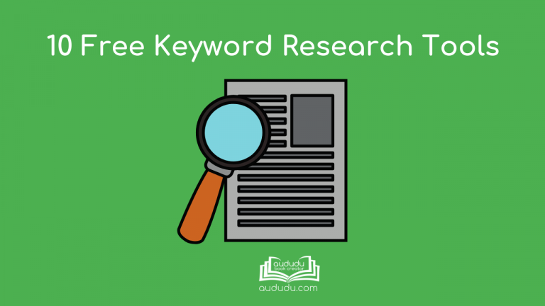 10 Free Keyword Research Tools - A Book Creator Blog