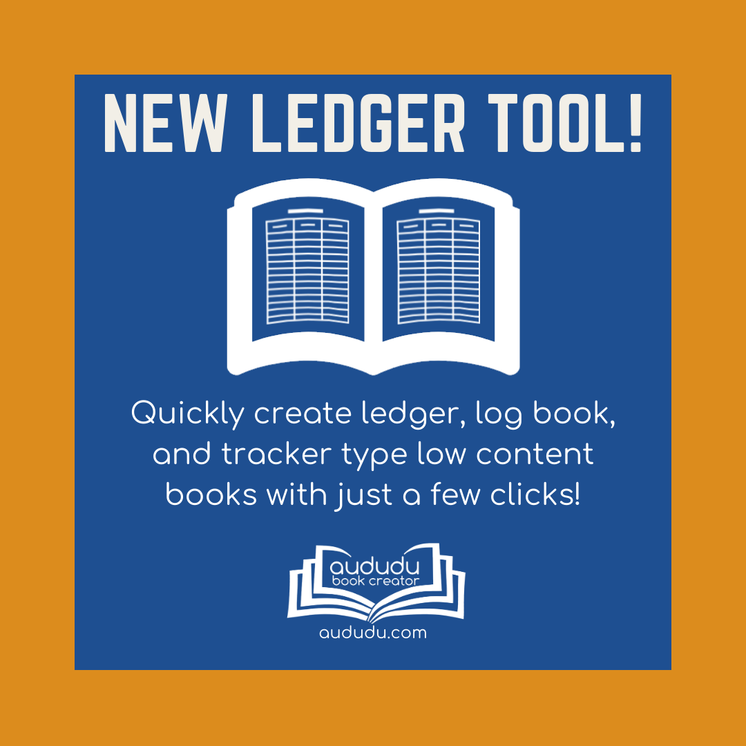 New Ledger Tool - A Book Creator Blog