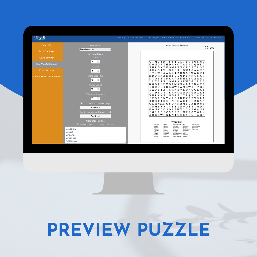 Word Search Tool Upgrade - A Book Creator Blog