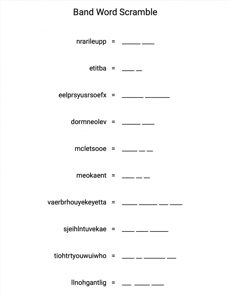 New Word Scramble Tool! - A Book Creator Blog