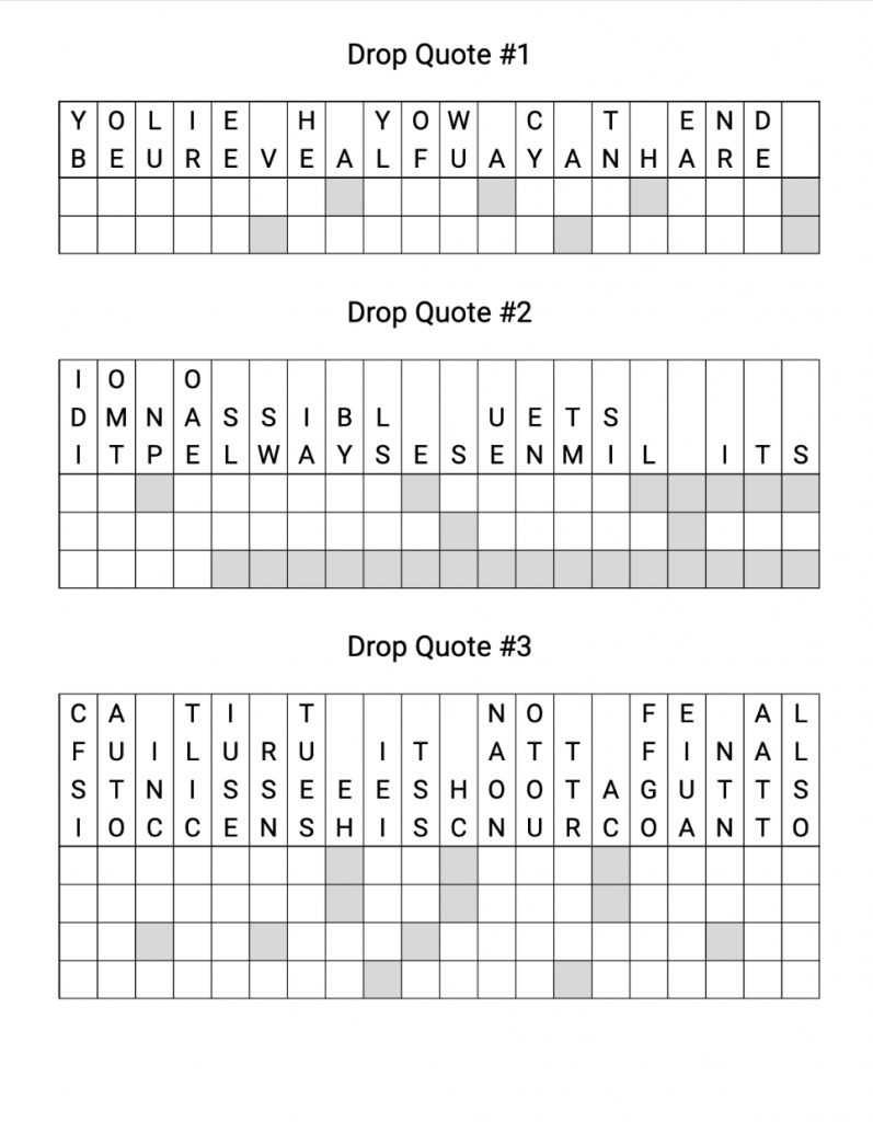 🌟 New Tool Alert! Create Drop Quote Puzzles Quickly and Easily - A Book ...